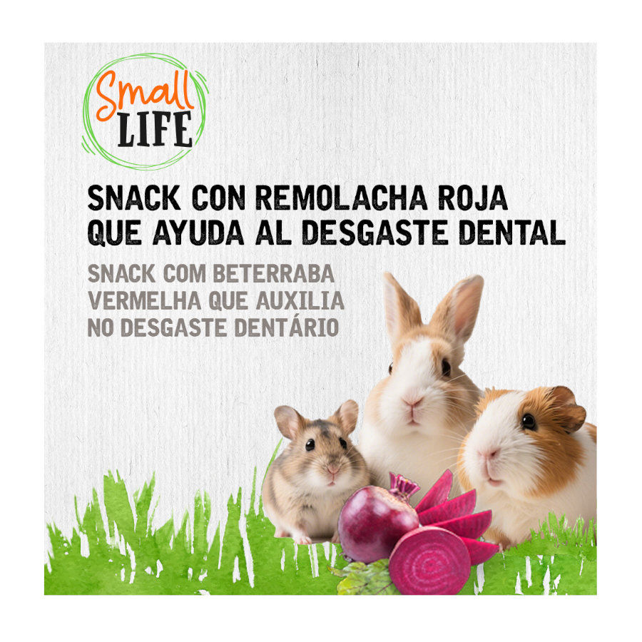 100 g Small Life Rollo de Heno con Remolacha Roja Snack para roedores y ...
