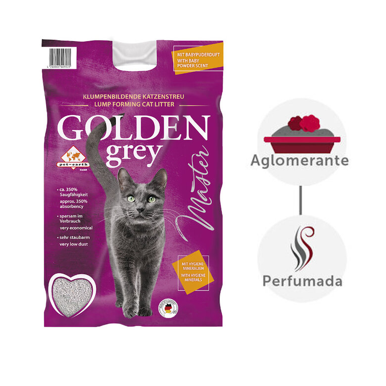 Golden Grey Master Arena Aglomerante para gatos | Kiwoko