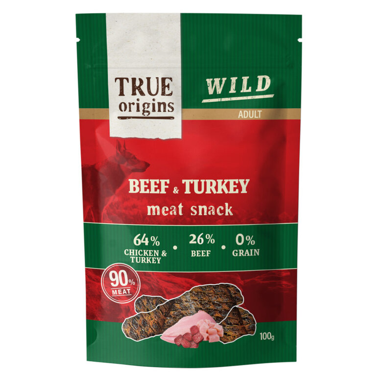 True Origins Tiras Wild Adult Ternera y Pavo para perros | Kiwoko