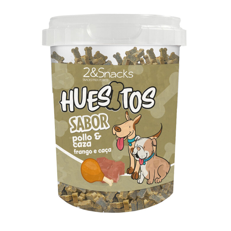 2&Snacks Huesitos Duo Pollo y Caza para perros | Kiwoko