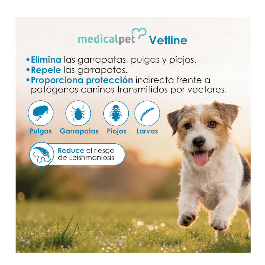 Medicalpet Vetline Collar Antiparasitario para perros