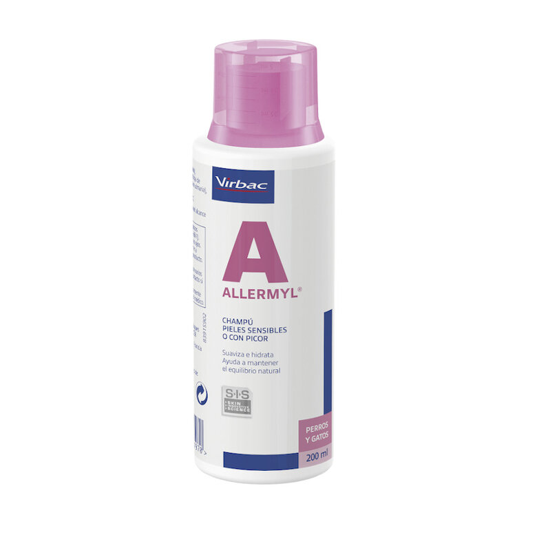 Virbac Allermyl Champú dermatológico para piel sensible de perros y ...