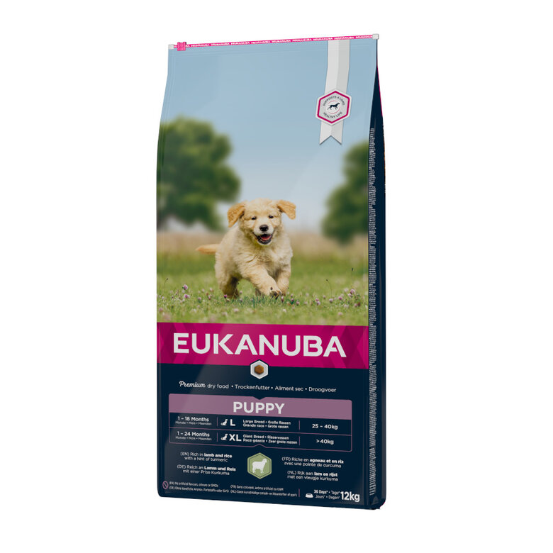Eukanuba Puppy Large Cordero y Arroz pienso para cachorros | Kiwoko