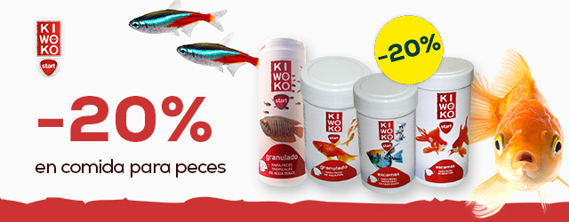 Comida, acuarios y accesorios para peces | Kiwoko